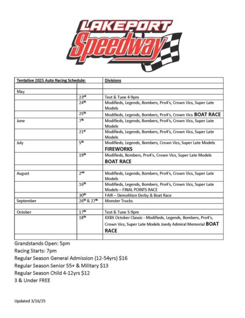 Racing at Lakeport Speedway - Discover Lakeport CA